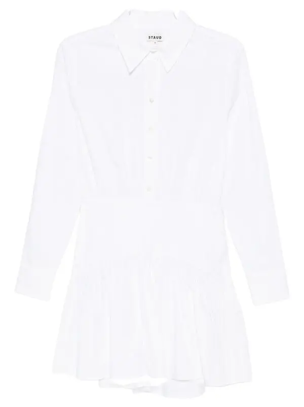 Staud Rocco Mini Dress - White