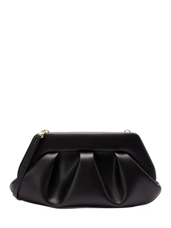 THEMOIRE Emera Vegan Leather Clutch - Black
