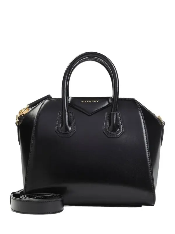Givenchy Antigona Mini Leather Handbag - Black