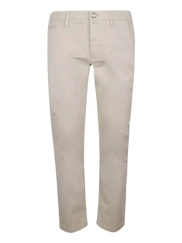 Jacob Cohen Cotton Trousers - Beige