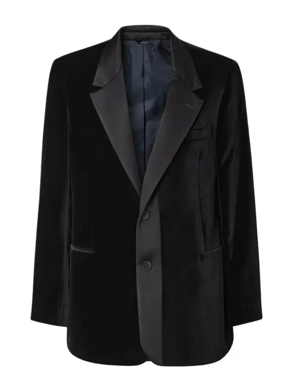 Fendi Velvet Blazer - Black