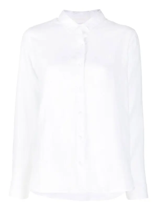 Barbour Linen Button-down Shirt - White