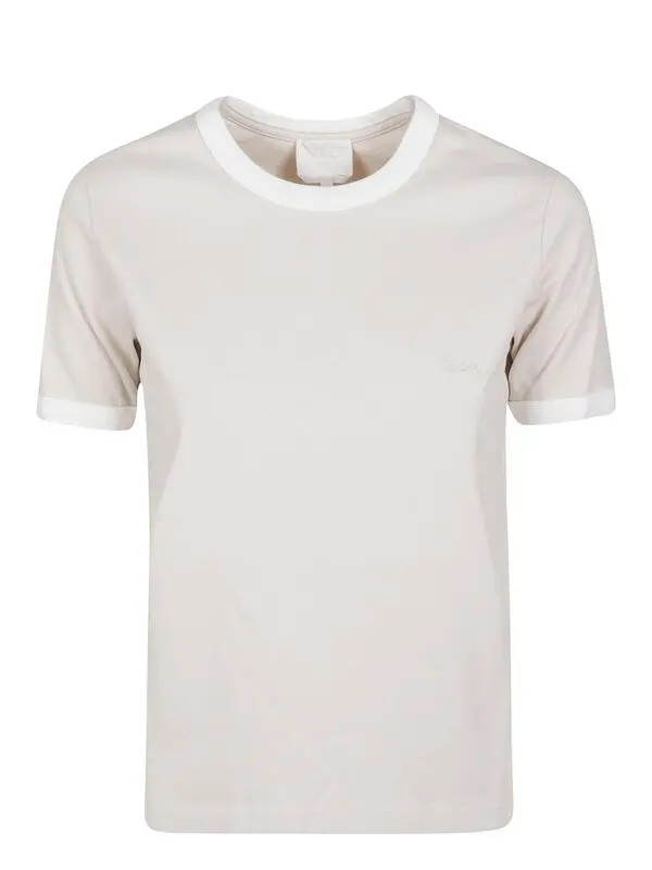 A.p.c. Short-sleeved Cotton T-shirt - Beige
