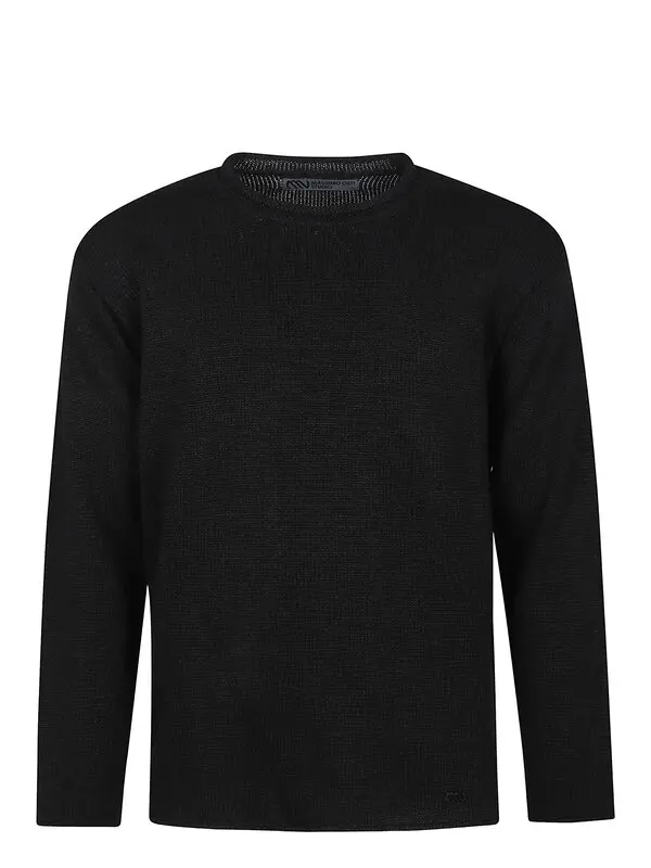 MASSIMO OSTI STUDIO Crew Neck Sweater - Black