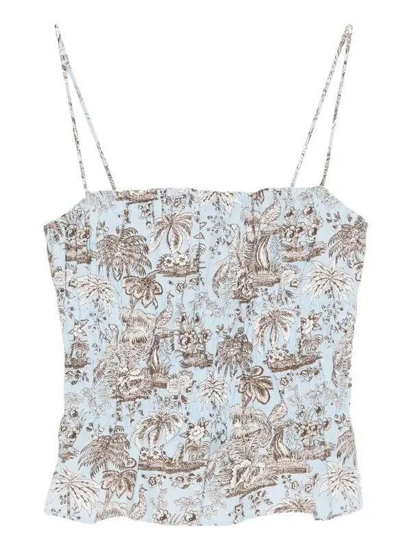 Staud Ayla Top - Sky Blue
