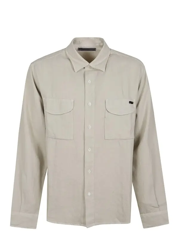 MASSIMO OSTI STUDIO Logo Shirt - Beige