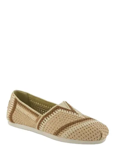 Toms Classic Alpargata Slip-on - Dark Beige