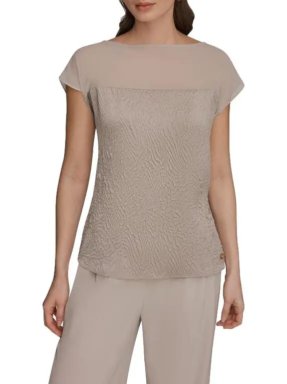 Donna Karan New York Mixed Media Top - Turin