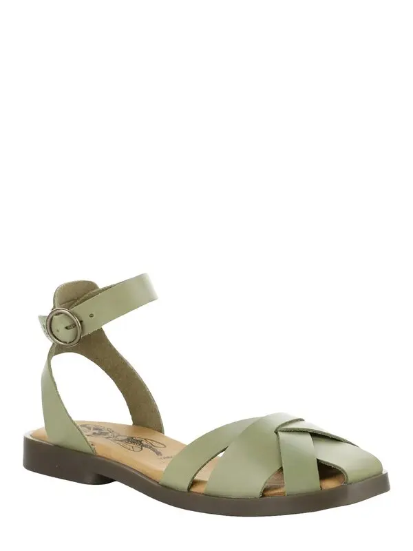 Fly London Alli Ankle Strap Fisherman Sandal - Smog