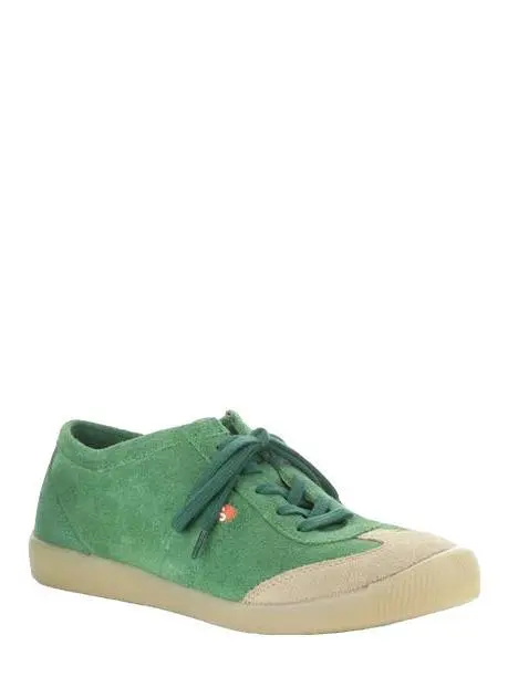 Fly London Irie Lace-up Sneaker - Green/sand