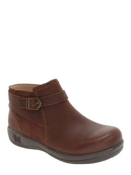 ALEGRIA BY PG LITE Alegria Dylan Ankle Boot - Hickory Brown Leather