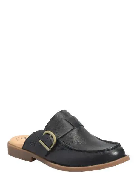 BØRN Meg Mule - Black Leather