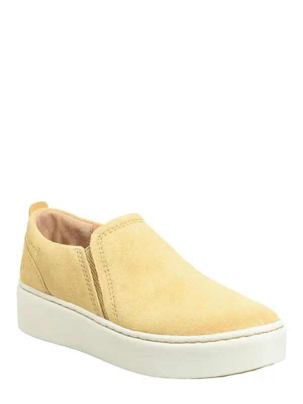 BØRN Mira Platform Sneakers - Yellow Suede