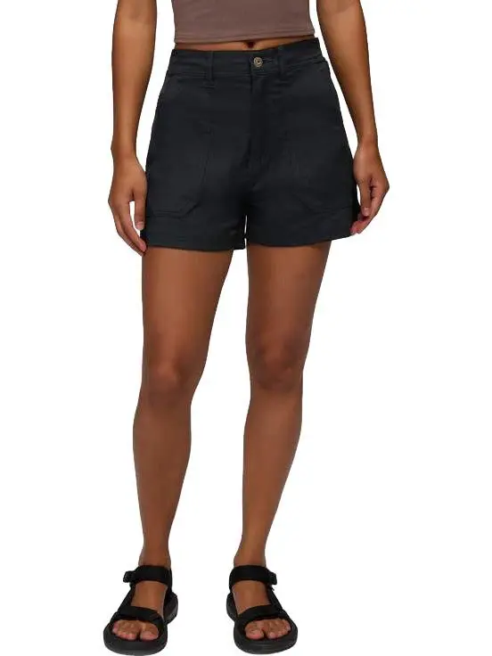 Prana Stretch Zion Cargo Shorts - Black