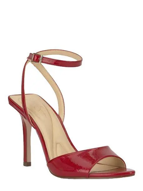 Jessica Simpson Davara Pointed Toe Ankle Strap Sandal - Red Muse
