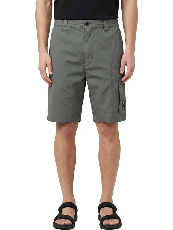 C.P. COMPANY Stretch Cotton Blend Cargo Shorts - Green
