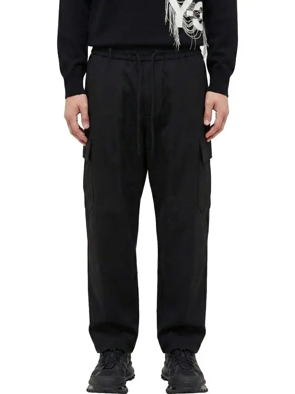 Y3 Recycled Technical Fabric Cargo Trousers - Black