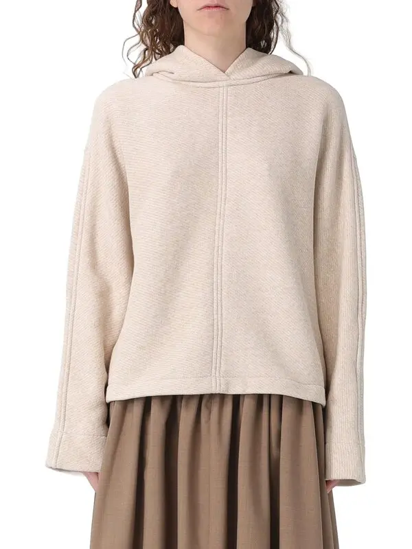 Max Mara Textured Knit Hoodie - Beige