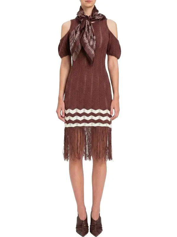 TWINSET Knee-length Dress - Brown