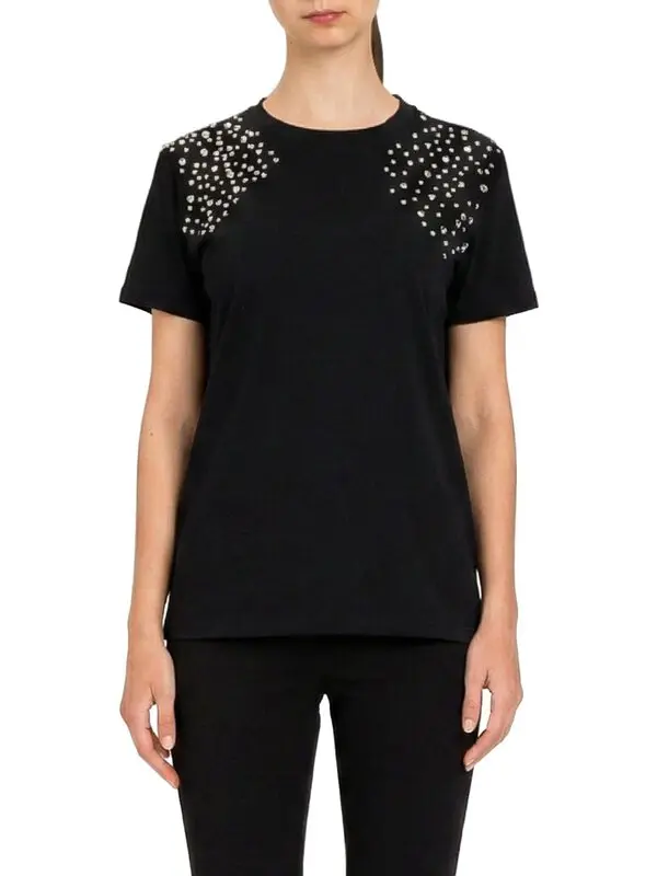 TWINSET Embellished T-shirt - Black