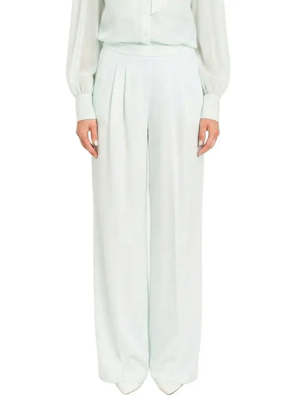 TWINSET Wide Leg Trousers - Water