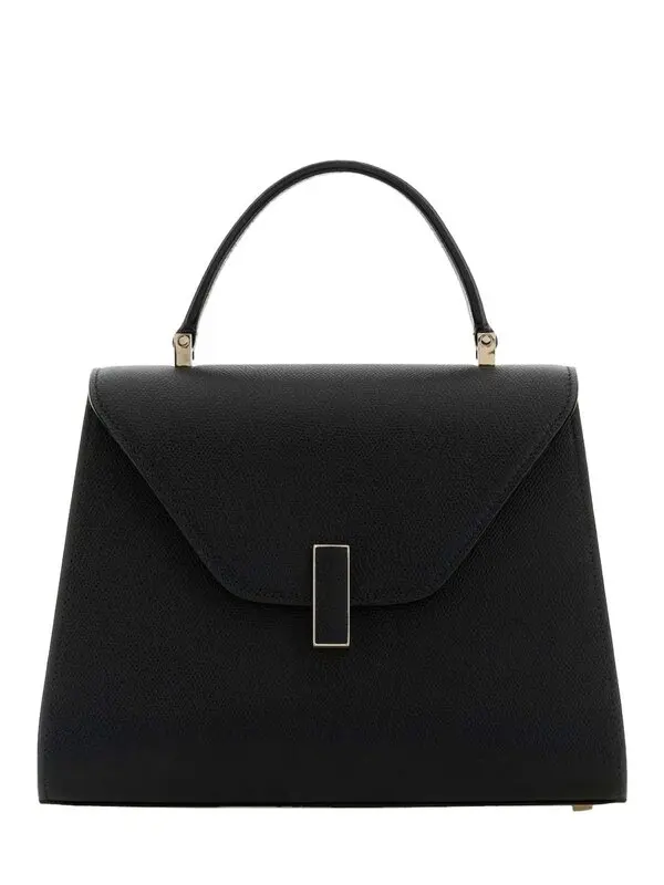 VALEXTRA Iside Medium Grained Leather Bag - Black