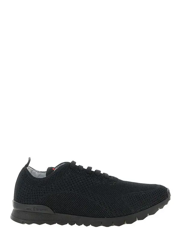 Kiton Lace Up Sneakers - Black