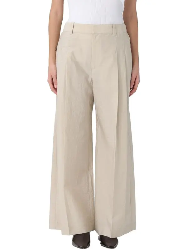 Brunello Cucinelli Wide Leg Trousers - Beige
