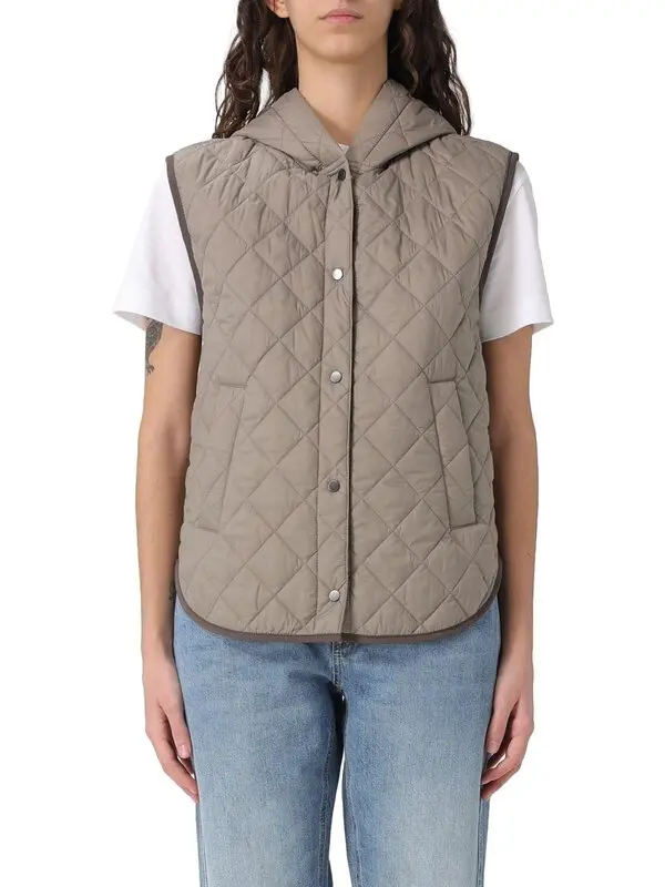 Brunello Cucinelli Quilted Waistcoat - Brown