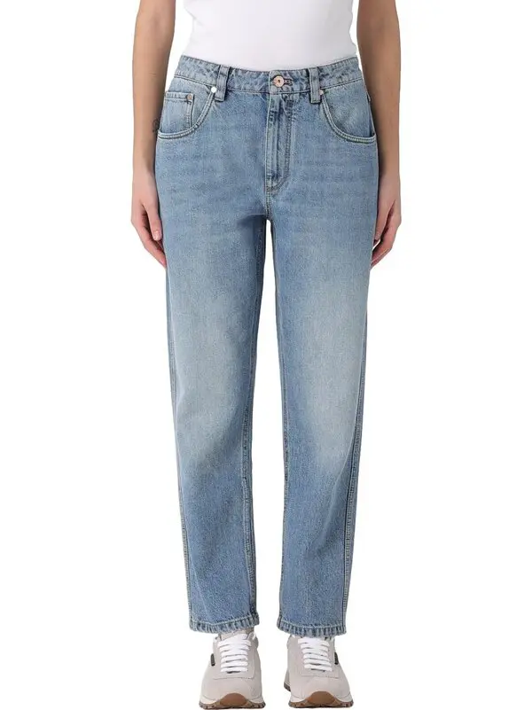 Brunello Cucinelli Straight Leg Jeans - Blue