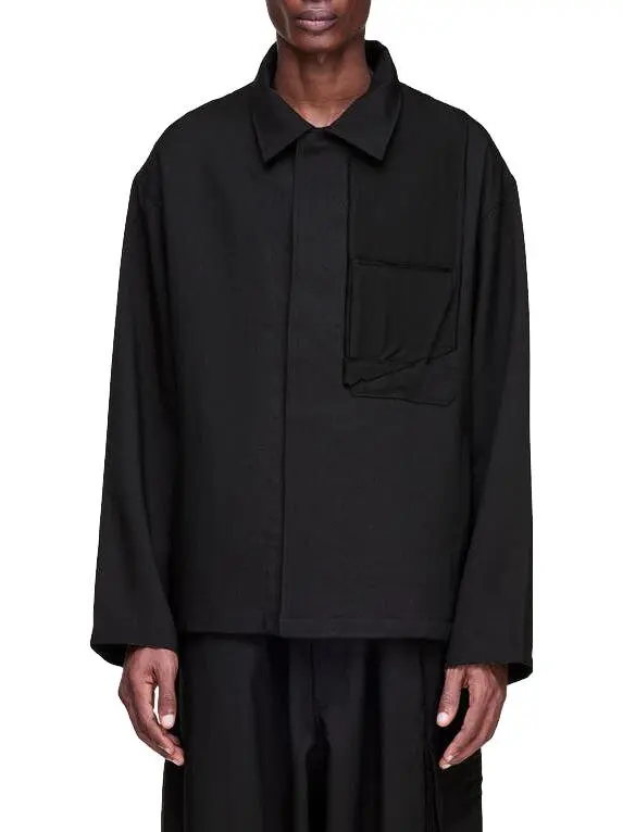 Y3 Twill Utility Jacket - Black