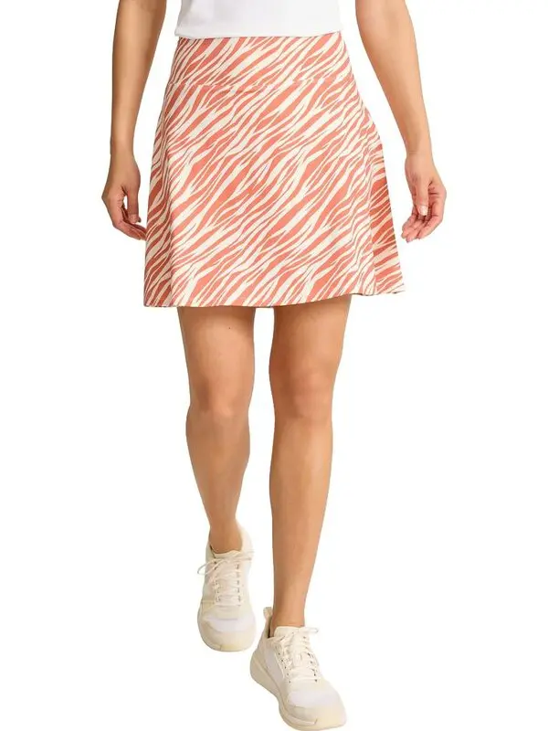 Tommy Bahama Zebra Print Skort - Peach Gelato