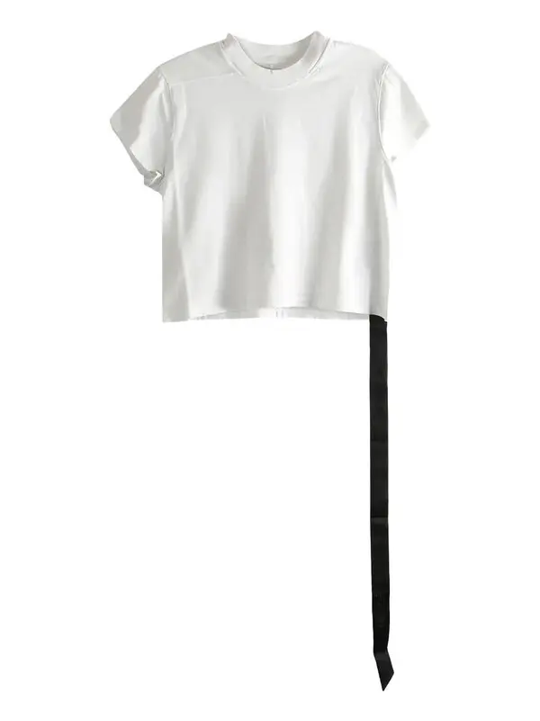 Rick Owens Cropped Small Level T-shirt - White