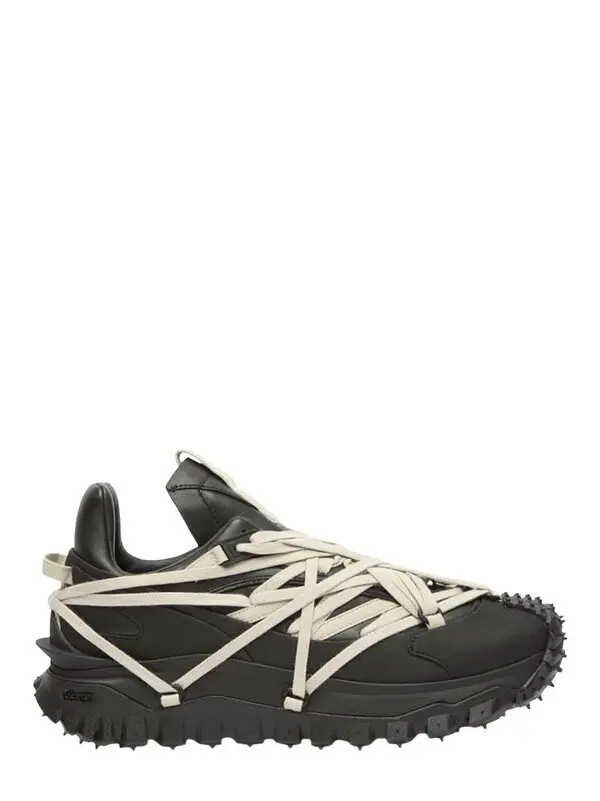 Rick Owens X Moncler Trailgrip Megalace Sneakers - Black