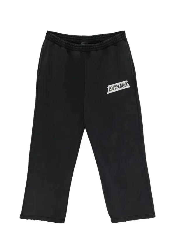 Balenciaga Baggy Elastic Pants - Black