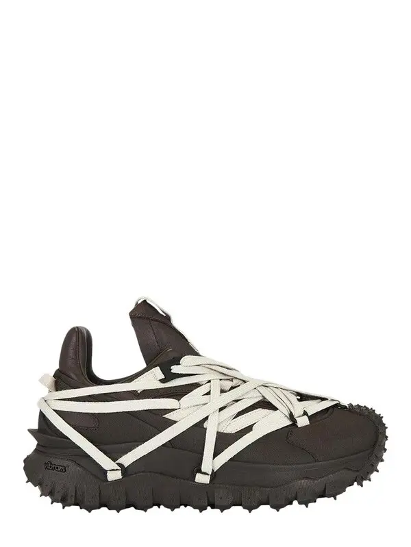 Rick Owens X Moncler Trailgrip Megalace Sneakers - Brown