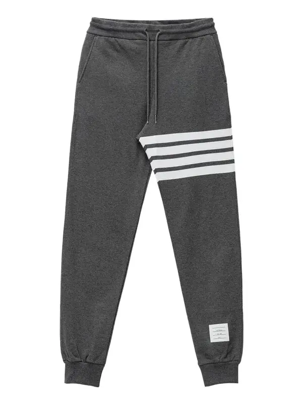 Thom Browne Classic 4 Bar Loopback Sweatpants - Grey