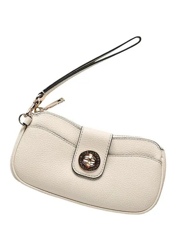 Marc Jacobs Signet Turnlock Wristlet - White