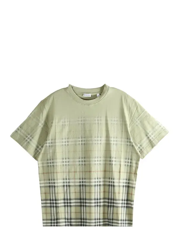 Burberry Ryan Check T-shirt - Green