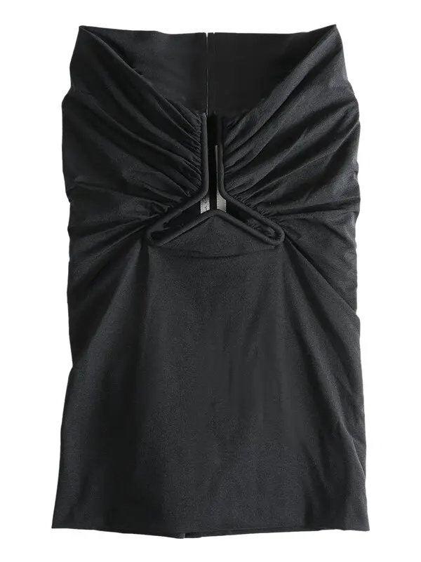 Rick Owens Alannah Prong Bustier Top - Black