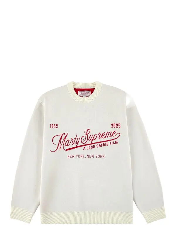 GOLF WANG X Marty Supreme Jacquard Sweater - Cream