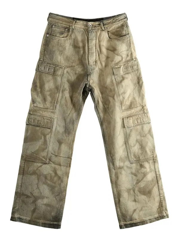 Rick Owens Double Cargo Jeans - Brown