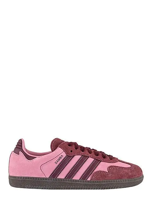 Adidas Samba Og Suede Trainers - Pink Spark Shadow Red Gu