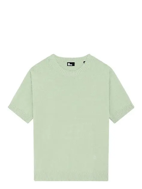 The Kooples Cotton-blend Jumper - Almond Green