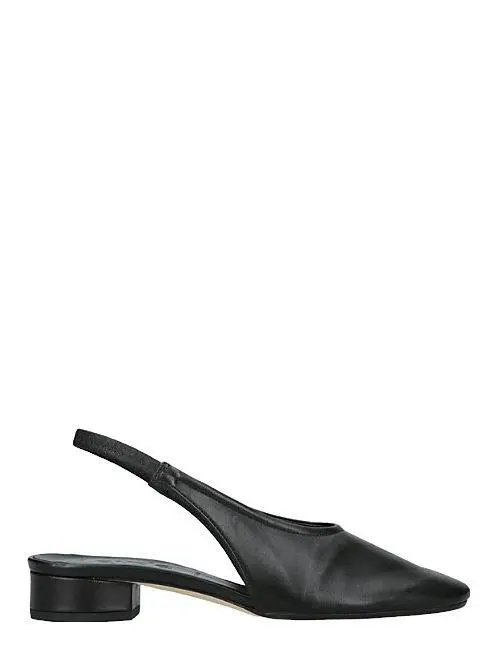 AeydĒ Dua Slingback Leather Flats - Black