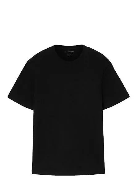 ALLSAINTS Theo Short-sleeved Cotton-jersey T-shirt - Black
