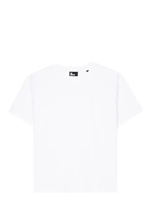 The Kooples Relaxed-fit Cotton-blend T-shirt - White