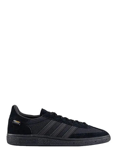 Adidas Handball Spezial Suede And Mesh Trainers - Core Black Core Blac