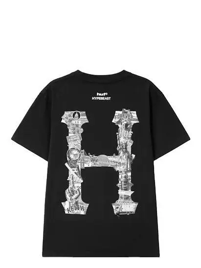 HYPEBEAST X Huf 20th Anniversary T-shirt - Black