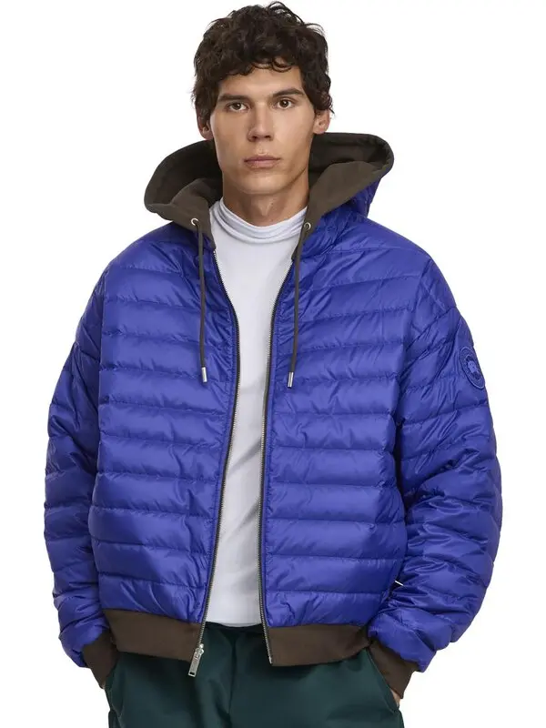 Canada Goose Fuse Reversible Hoodie - Bistro Brown/azurite Blue